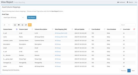 Asset Column Mappings Readyworks User Guide