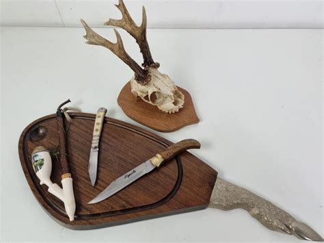 Hunting Attributes 5 Wood Antler Steel Porcelain Catawiki
