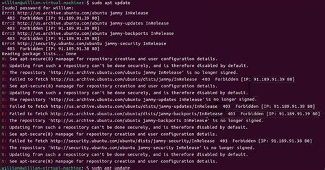 Why Does Sudo Apt Update Cause A Series Of Errors Rubuntu