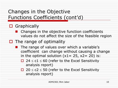 Ppt What If Analysis Sensitivity Analysis For Linear Programming