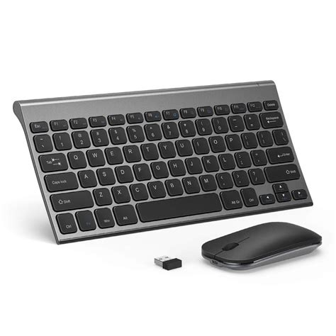 Rechargeable Wireless Keyboard Mouse Combo Seenda Ultra Slim Small Compact Keyboard And Mouse