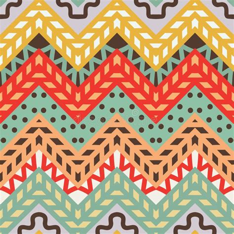 Purple Drops Chevron Seamless Pattern Background Stock Vector