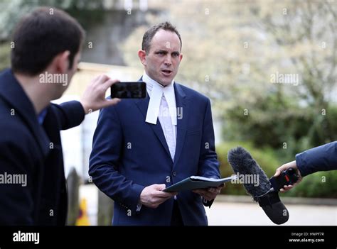 Daniel Reilly Reads Out A Statement On Behalf Of Aaron Brown Not Pictured Outside Winchester