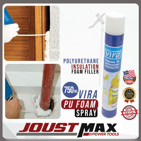 Vira Polyurethane Foam Pu Foam Spray 750ml Lazada