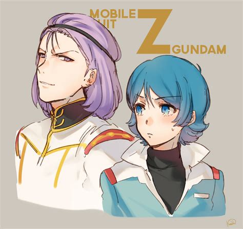 Kamille Bidan And Paptimus Scirocco Gundam And 1 More Drawn By Kippu