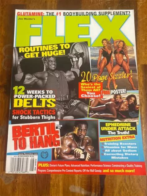 Flex Bodybuilding Muscle Models Swimsuit Issue Magazine Monica Brant 8 98 £1595 Picclick Uk