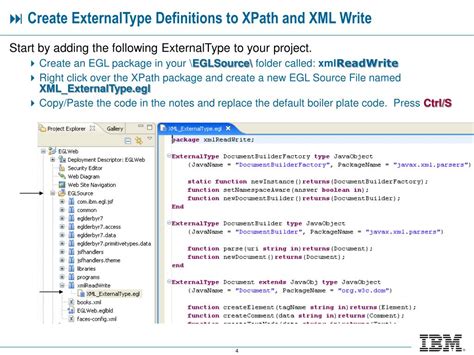 Ppt How To Read Write Xml Using Egl Powerpoint Presentation Free