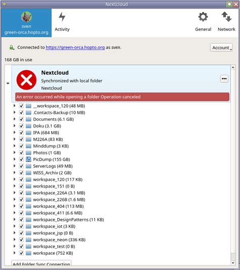 Nextcloud Client 2 5 Initial Sync On Xubuntu 1804 Issue 867 Nextcloud Desktop GitHub