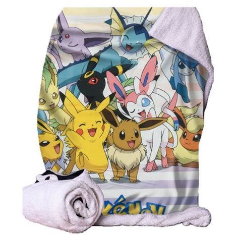 Buy Your Pokémon Eevee Evolutions Blanket Free Shipping Merchoid Uk