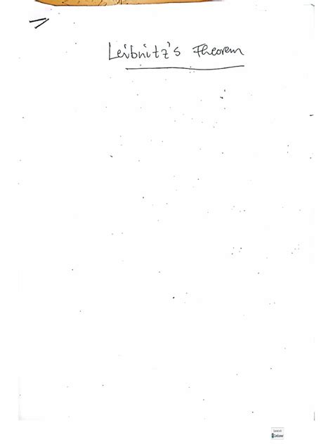 Math 4153 Leibniz Theorem Pdf