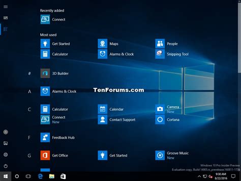 Start Full Screen Turn On Or Off In Windows 10 Windows 10 Customization Tutorials