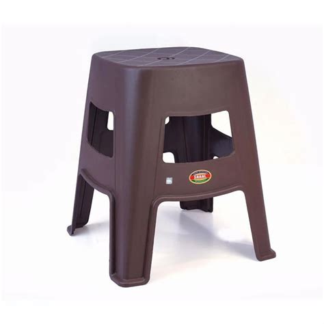 Saral Brown Plastic Stool At Rs 185 Chair In Indore Id 20950334288