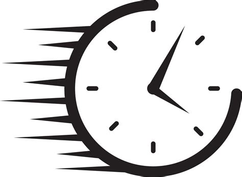 Fast Delivery Icon With Timer Fast Stopwatch Line Icon Fast Delivery