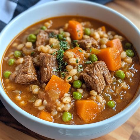 Beef And Barley Stew Recipe Gymonset
