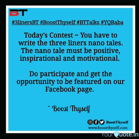 ~ Boost Thyself Quotes And Writings By Boost Thyself Yourquote