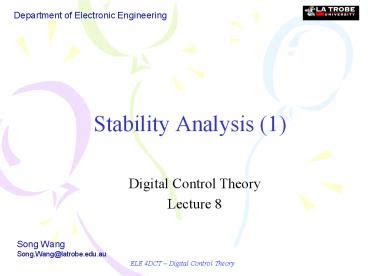 Stability Analysis 1 Presentation Free To View