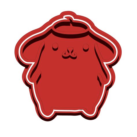Stl File Cookie Cutter Fondant Pompompurin Sanrio 🍪 ・3d Printable Model To Download・cults