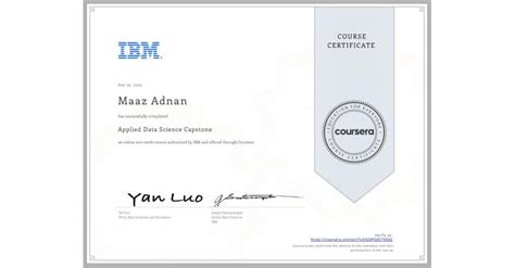 Finished Ibm Data Science Capstone On Coursera Maaz Adnan Posted On The Topic Linkedin