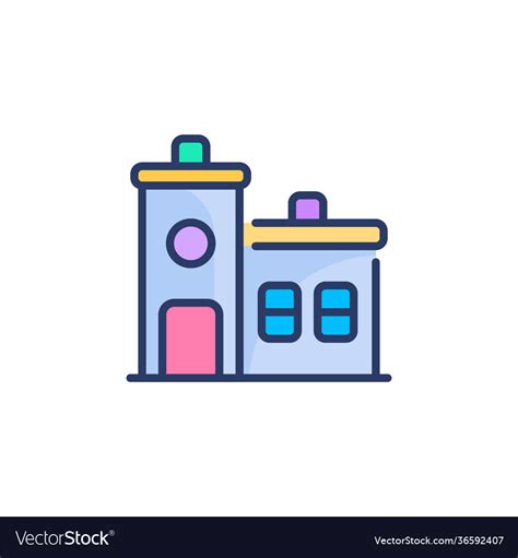 Embassies Icon In Logotype Royalty Free Vector Image