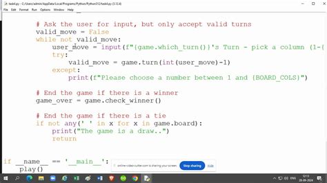 harini k on linkedin internpe internshipjourney problemsolving codinglife connect4…