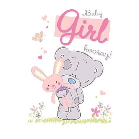 Картичка за новородено момиченце Birth Of Girl Подаръци Дейзи