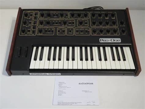 Sequential Circuits Pro One Analog Synthesizer Servicedsuperb
