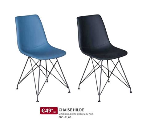 Promo Chaise Hilde Chez Meubles Crack Icataloguefr
