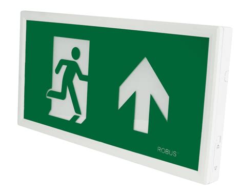 Robus Rex 3 5w Maintained Slim Exit Box Self Test C W Up Down Left