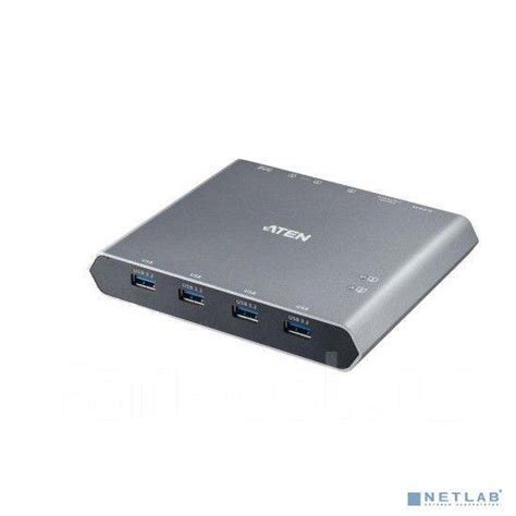Станция 2 Port 4k Displayport Usb C Kvm Dock Switch With Power Pass