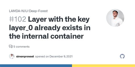 Layer With The Key Layer0 Already Exists In The Internal Container · Issue 102 · Lamda Nju