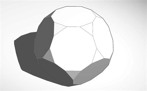 3d Design Truncated Dodecahedron Tinkercad