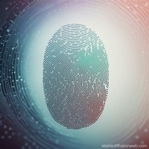 Fingerprint Biometric Technology Stable Diffusion Online