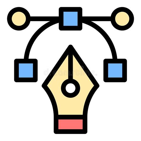 Vector Icon Scalable Design In Flat Line Color Style Stock Vector Illustration Of Signs