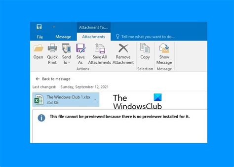 Fix Error This File Cannot Be Previewed In Outlook