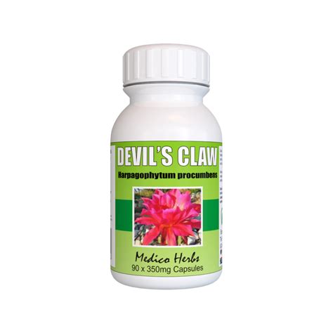 Devils Claw Capsules 100 Natural Anti Inflammatory Support For Rheum