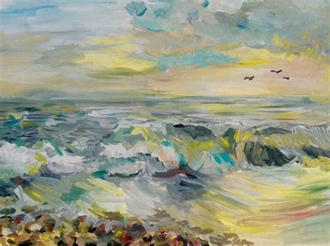 무료 이미지 바닷가 연안 일몰 웨이브 서핑하다 바다 경치 로맨스 자료 평원 그림 조류 미술 구름 삽화 아름다운 영상 수채화 물감 인상파