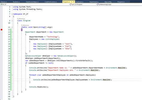 Code First Approach And Code First Migrations In Entity Framework