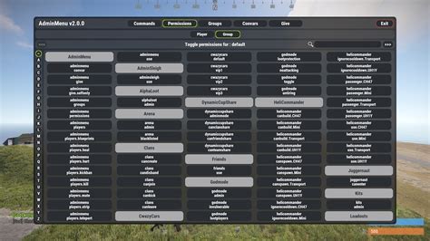 Nulled Rust Plugin Admin Menu