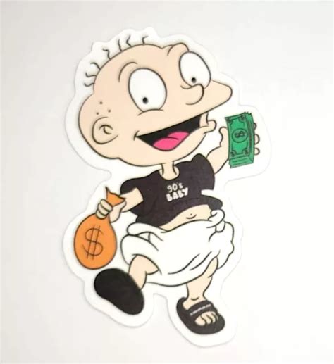 Nickelodeon Nick Toons Rugrats Tommy Chuckie Cartoon Water Resistant