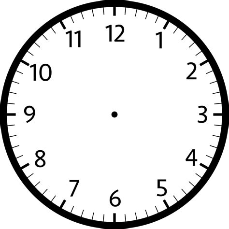 Reloj Analogo Para Imprimir Números De Reloj Caras De Reloj