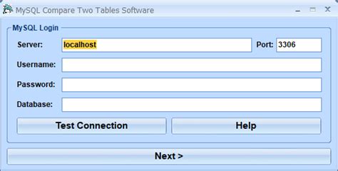 Mysql Compare Two Tables Software