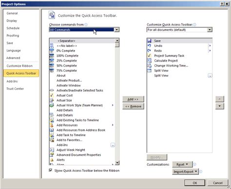 Ms Project Hide Summary Tasks In Task View Toolbar