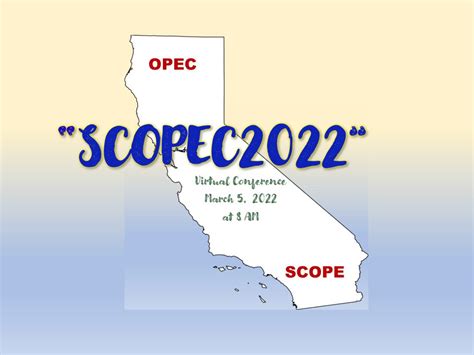 Scopec Virtual Meeting 2022 Scopec2022