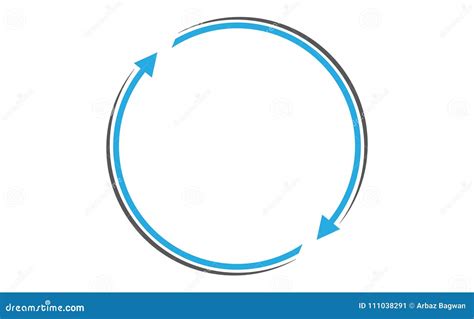 Circular Path Outline Infographic Vector Illustration 102161234