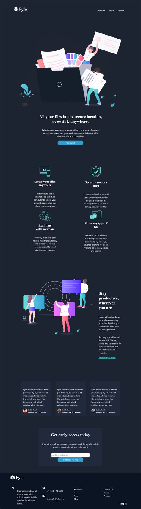 github ola mansour dark project html css sass