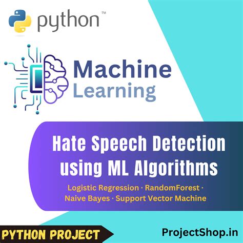 Hate Speech Detection Using Machine Learning Algorithms Machine Learning Project Shop