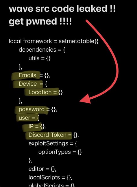 Wave Source Code Leaked R Robloxhackers