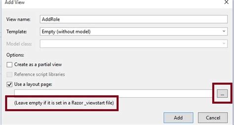 Multiple Layout Pages In ASP NET Core MVC