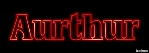 Aurthur Text Effect And Logo Design Name Aurthur Text Effect And Logo Design Name