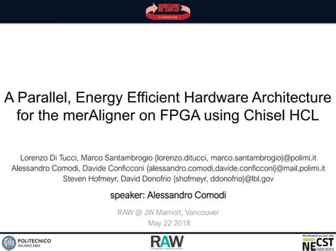 A Parallel Energy Efficient Hardware Architecture For The Meraligner